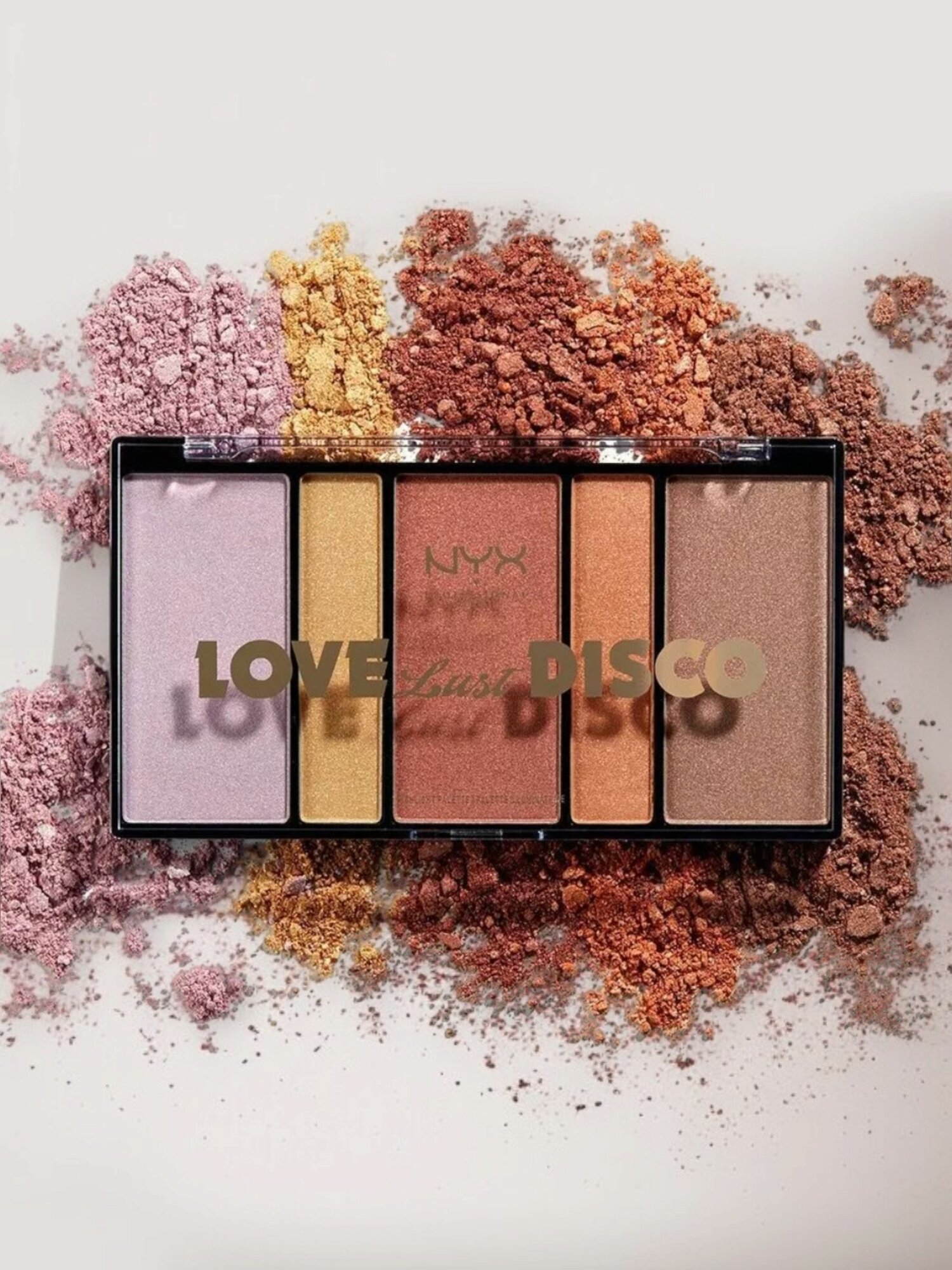 Палетка хайлайтеров Love Lust Disco Highlight Pallete, 01