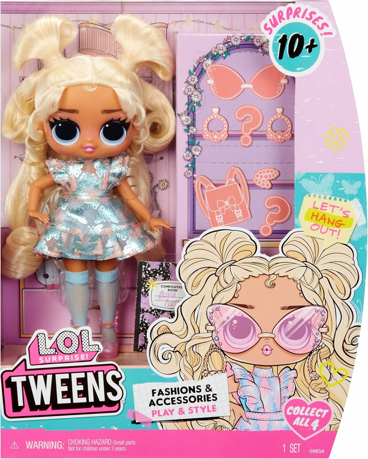 Кукла LOL Surprise Tweens Core Doll Olivia Flutter с аксессуарами