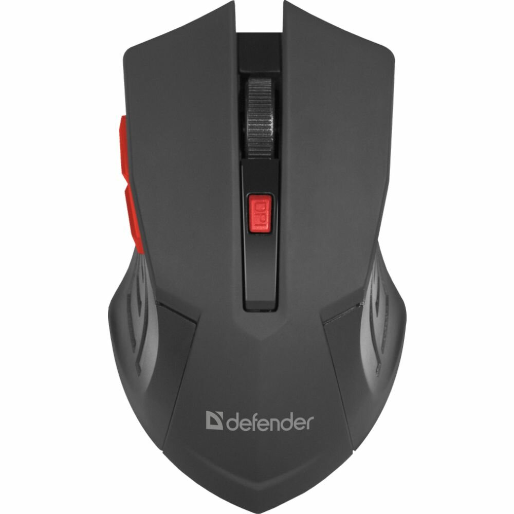 Мышь беспроводная Defender 52276 красный 1600 DPI