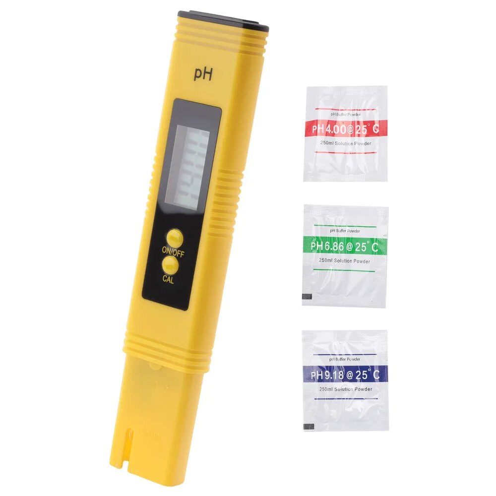 PH Meter Tester Digital 0,01 Тест качества воды Цифровой тестер совместим с кухни, аквариума, бассейна, лаборатории