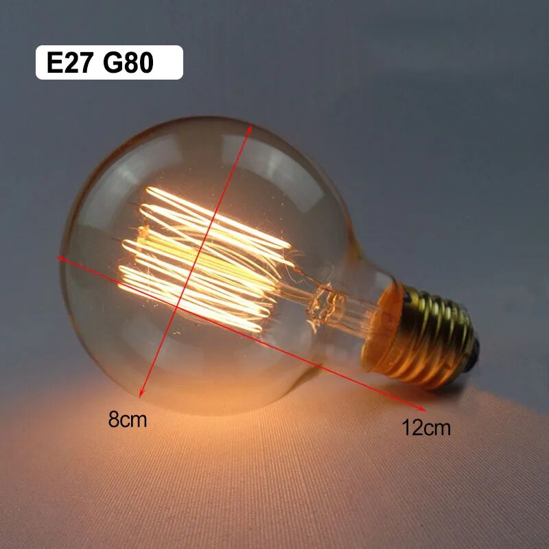 Лампочка DARHYN Флуоресцентная E27 Теплый Свет G125, 110V
