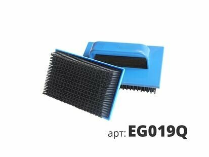 Инструмент для Нанесения Губка-Скребок с Резиновым Ворсом Stmdecor EG019Q с Ручкой 11х7,5см.