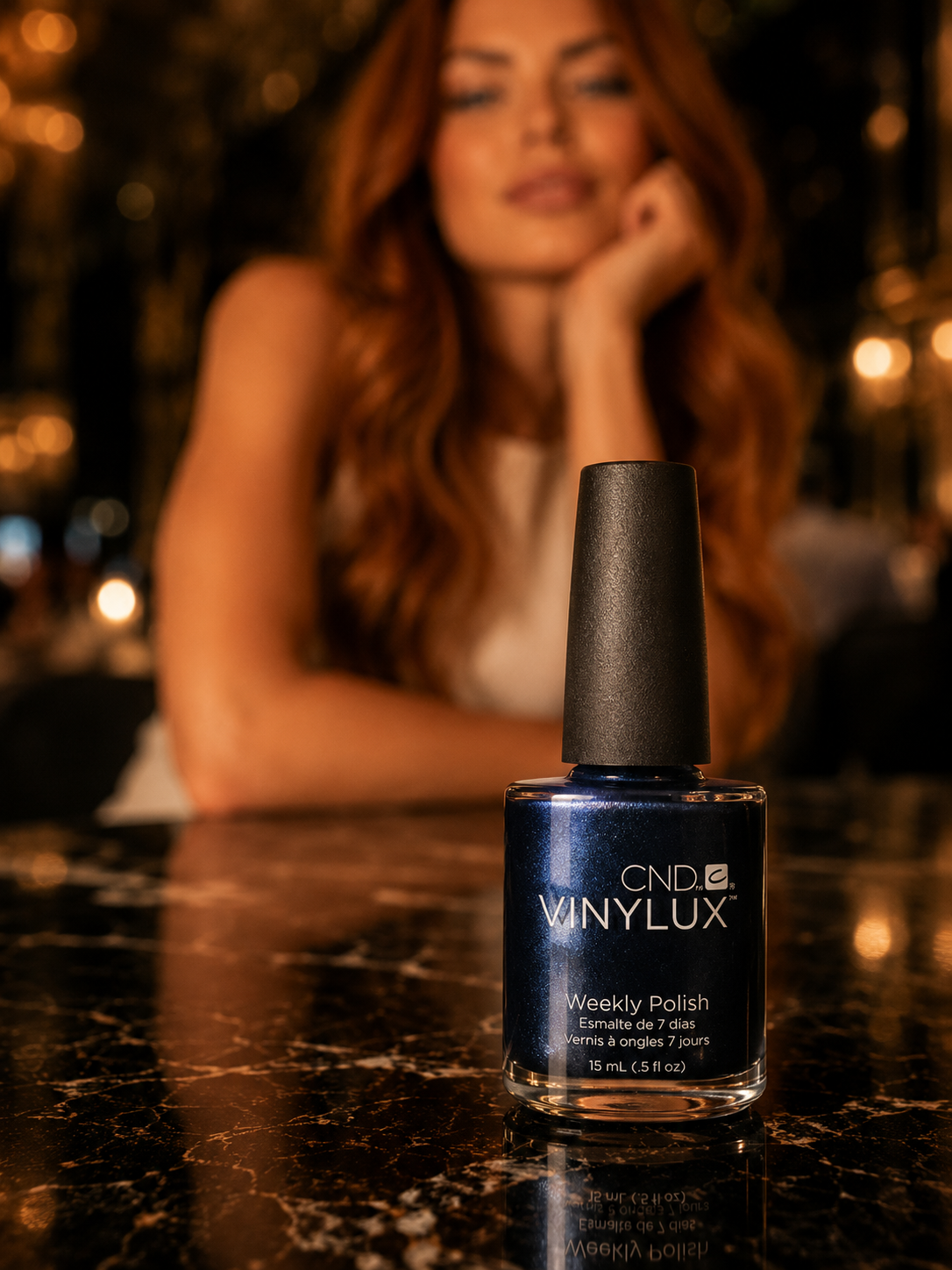 CND Лак для ногтей недельное покрытие Vinylux, 15 мл, 131 midnight swim