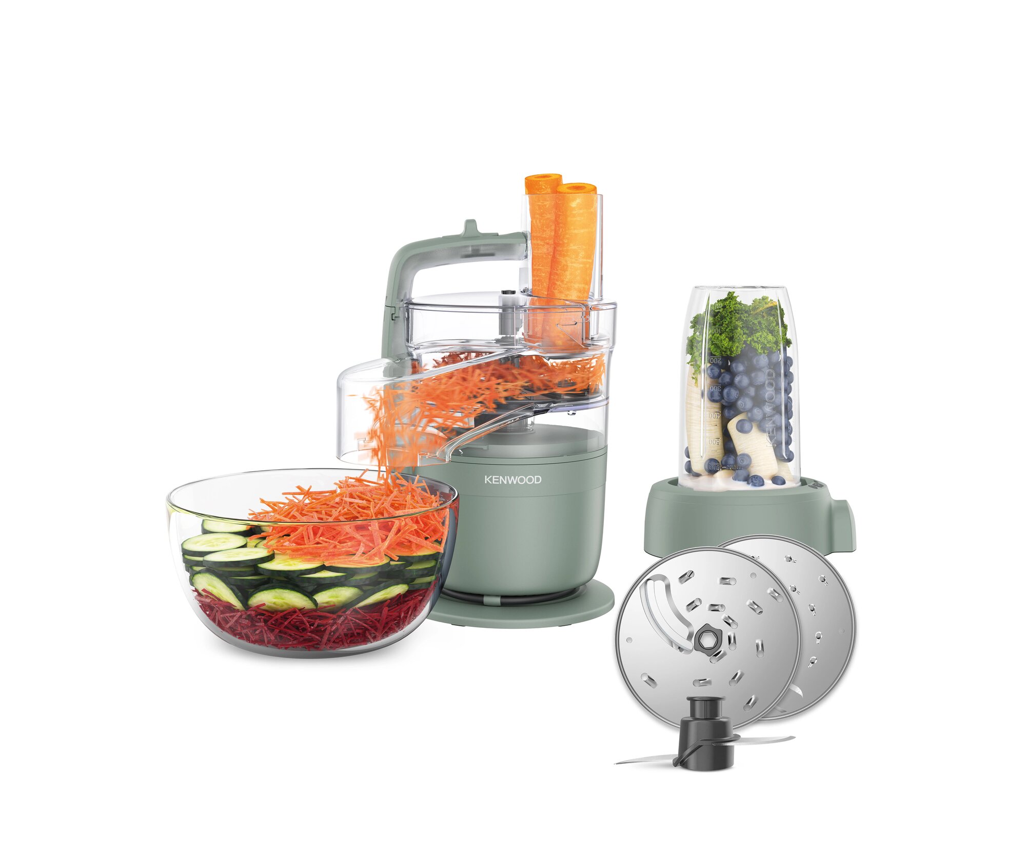 Кухонный комбайн Kenwood FDP23.380GR MultiPro Go Мощность 900 Вт