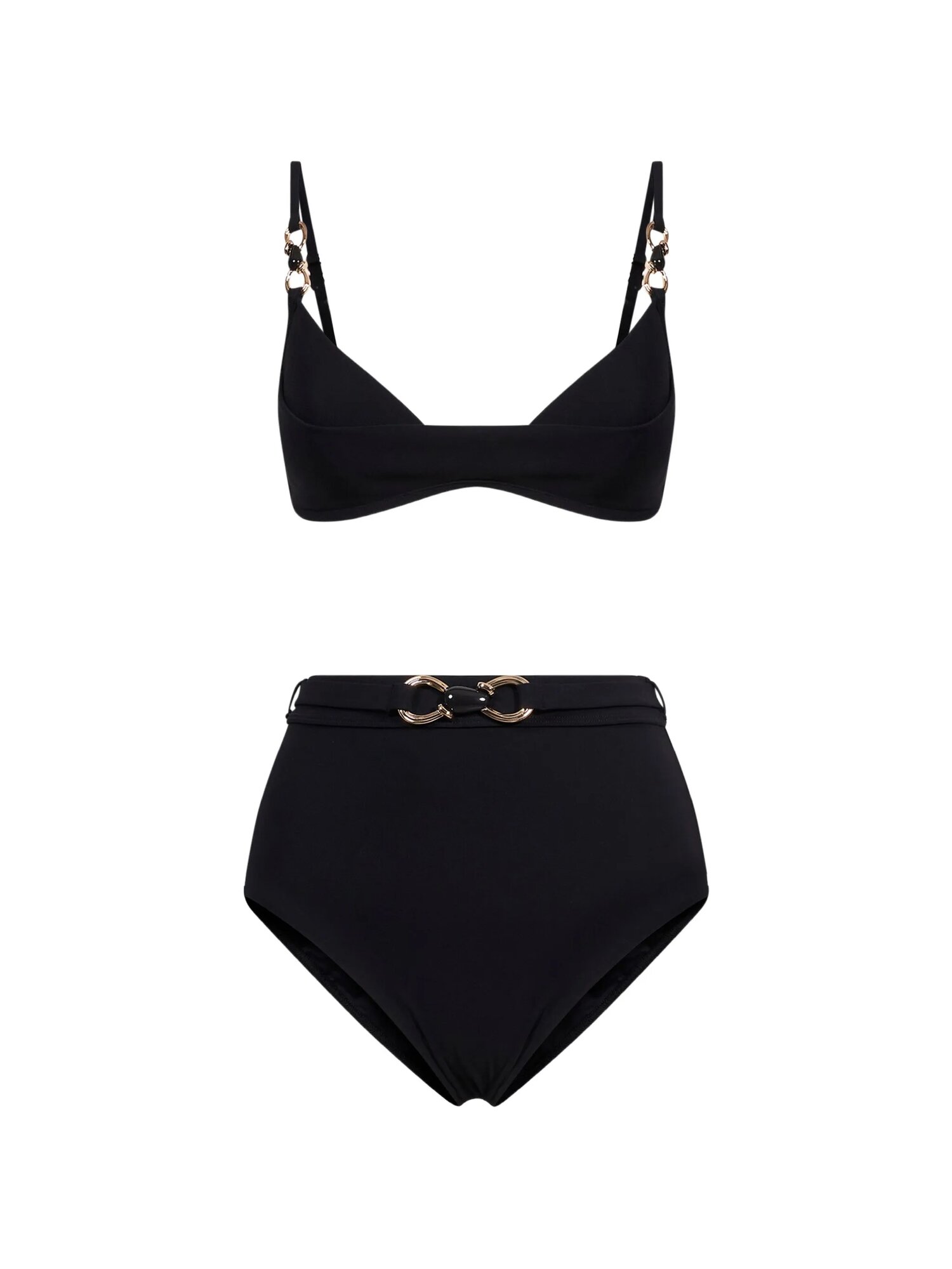 Купальник Mahogany belted ring-detail bikini