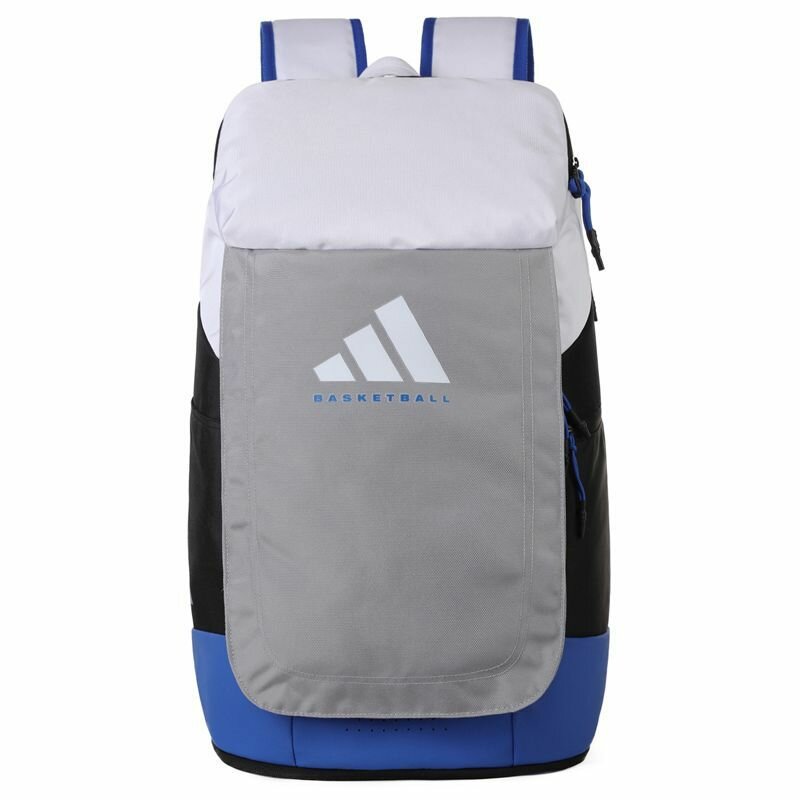 Adidas Стильный городской рюкзак для ноутбука 15 дюймов легкий водостойкий grey/blue школьный туристический