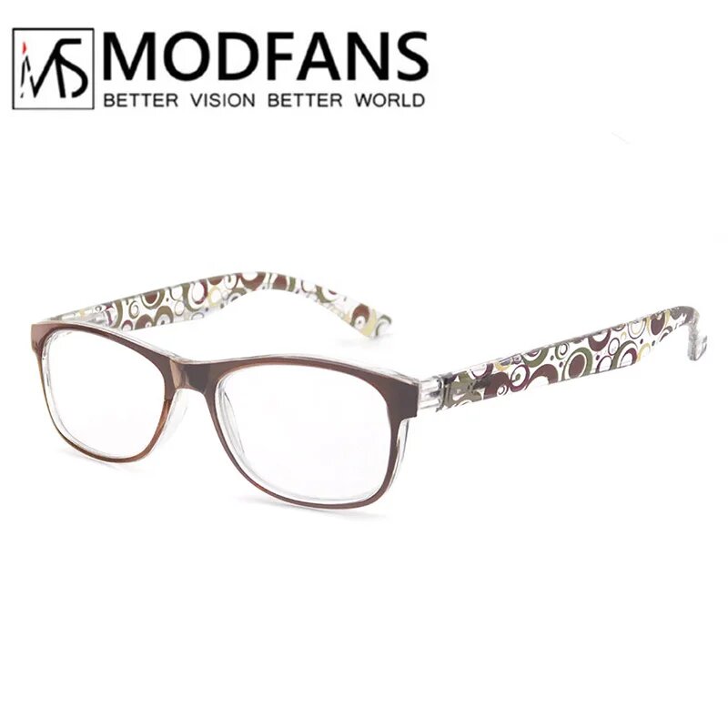 MODFANS Очки кошачий глаз Shiny Brown c3 +175