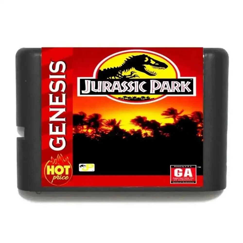 Карта Jurassic Park 16bit для Sega Mega Drive