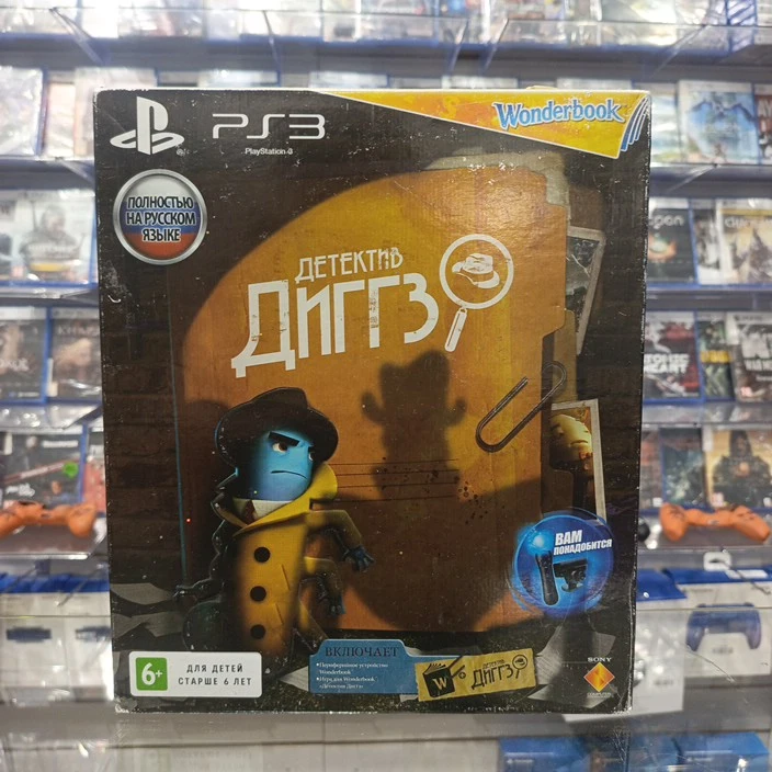 Детектив Диггз [PS3, Русская версия] + Wonderbook(SPC)