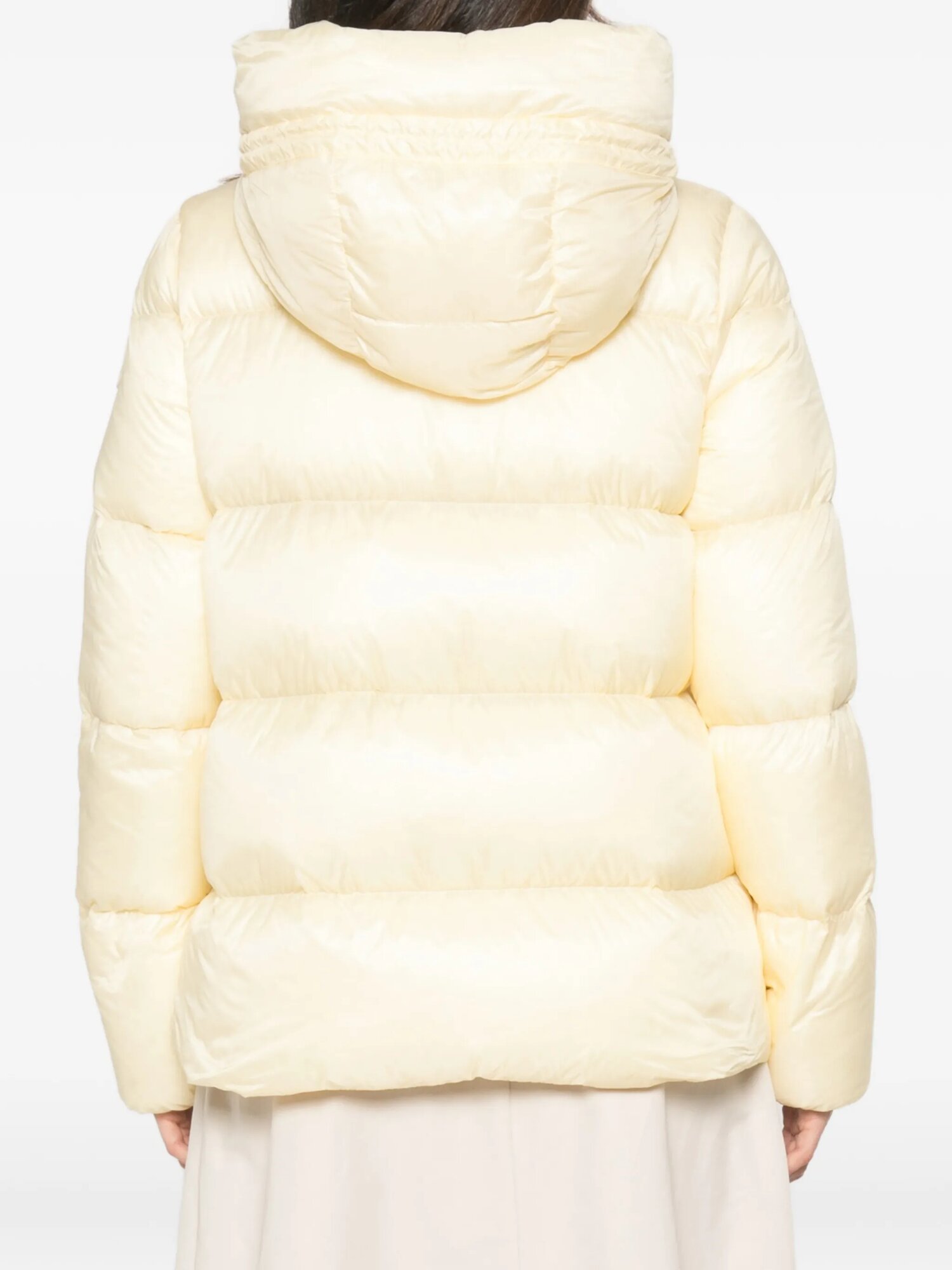 Куртка Moncler Serittes hooded quilted jacket, размер 38, ochre yellow — фото 1