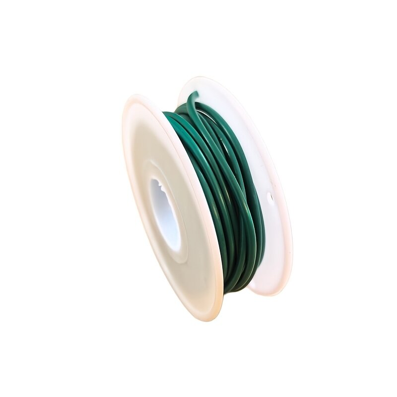 Силиконовый удлинительный провод 28 AWG, зеленый, 5 м, луженая медь, плоский, для светодиодных лент, дверных звонков и динамиков, 1 рулон
