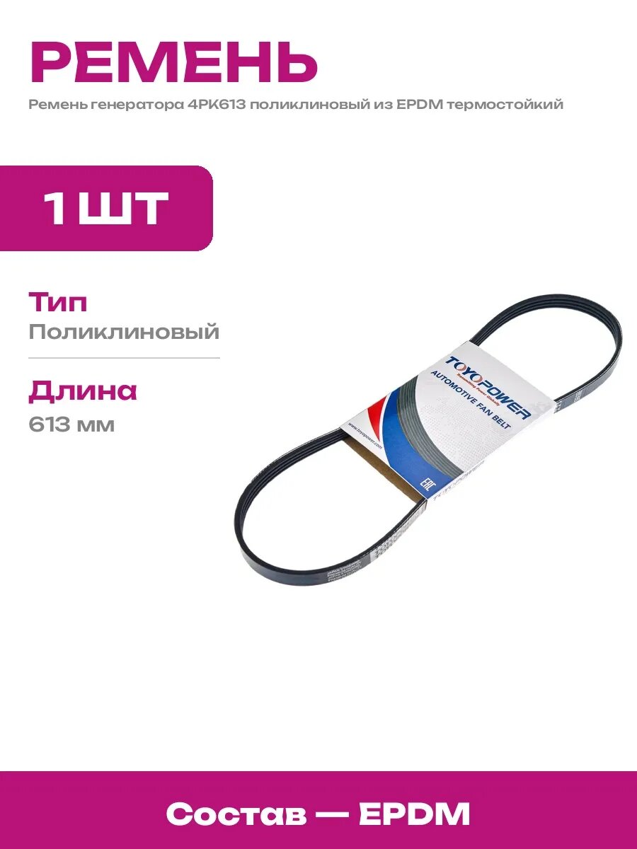 Купить ремень приводной EPDM маслостойкий поликлиновый