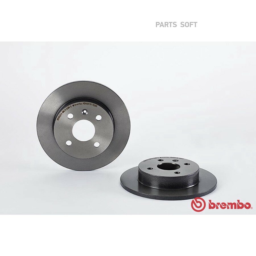 BREMBO 08.7626.11 Диск тормозной задн. с УФ покрытием OPEL ASTRA CLASSIC (L48) 01/09-> / OPEL ASTRA CLASSIC Estate 01/ ()