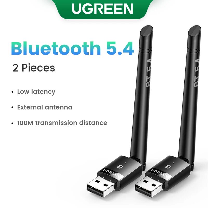 UGREEN Bluetooth 5.3/5.4 Адаптер 120 м Bluetooth 5.4