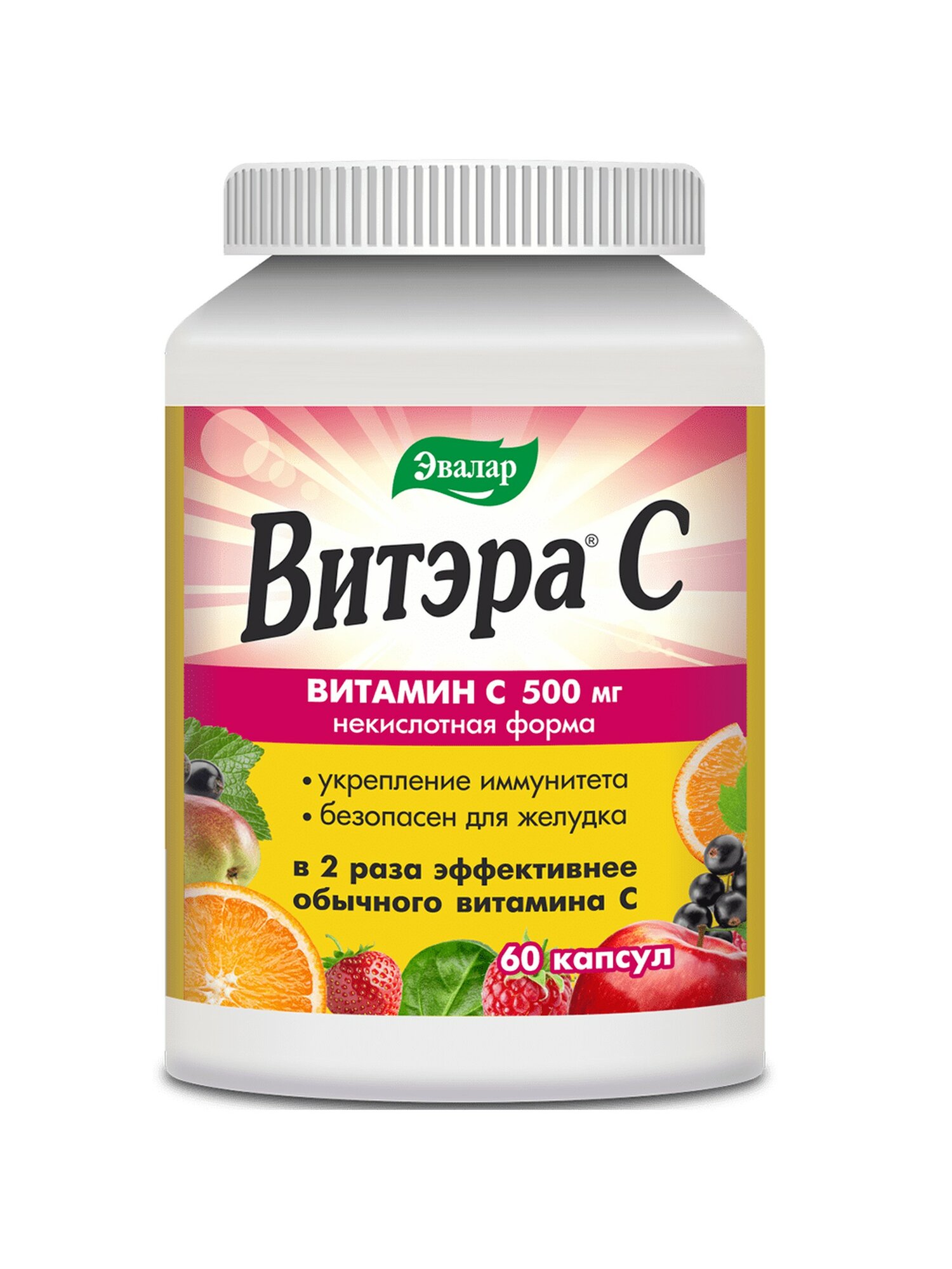 Витэра С N60 капс ПО 0,78Г — Капсулы массой 0,78 г - 60 шт в уп.