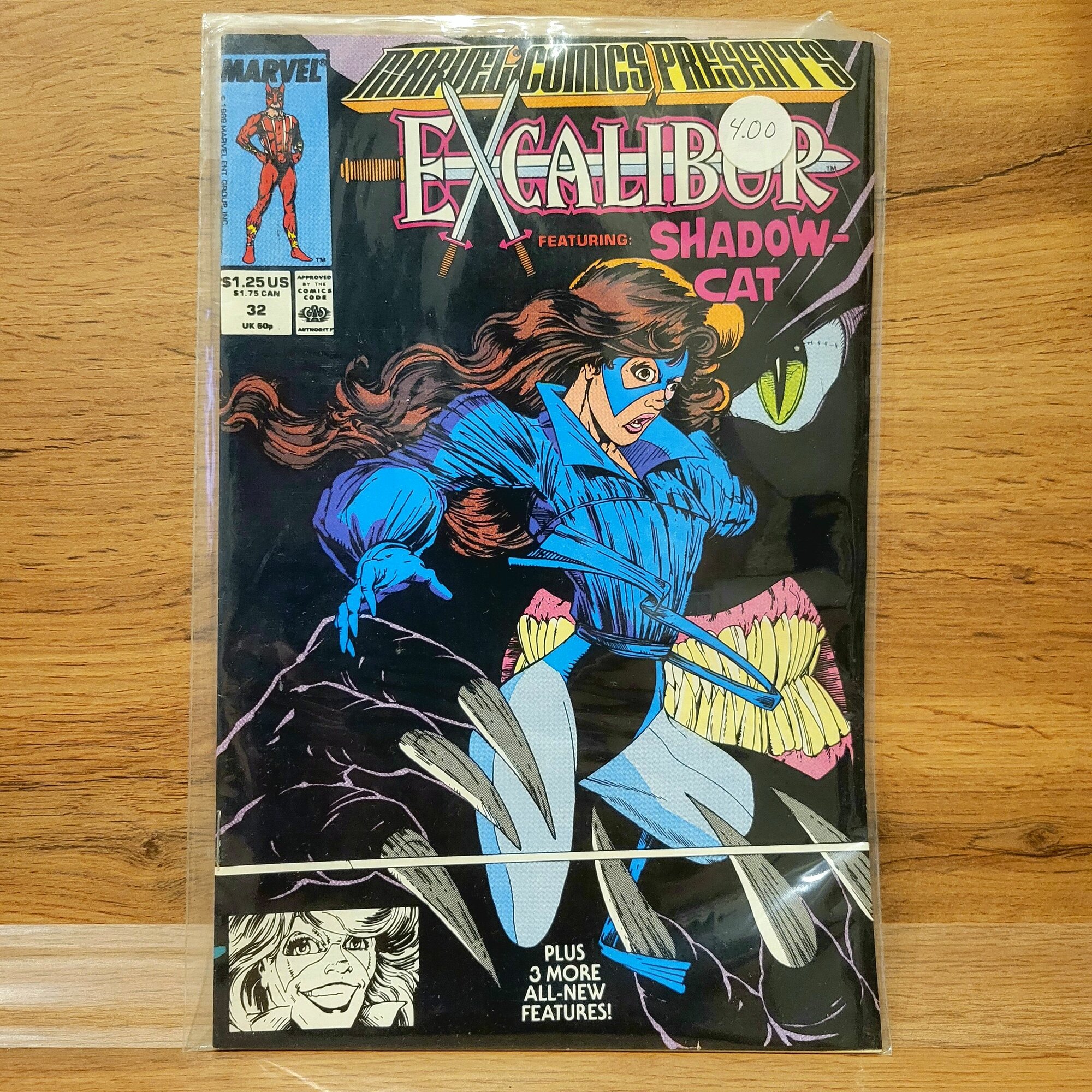 Ретро Комикс Excalibour #32. 1990 Год. Комикс (сингл) на английском языке