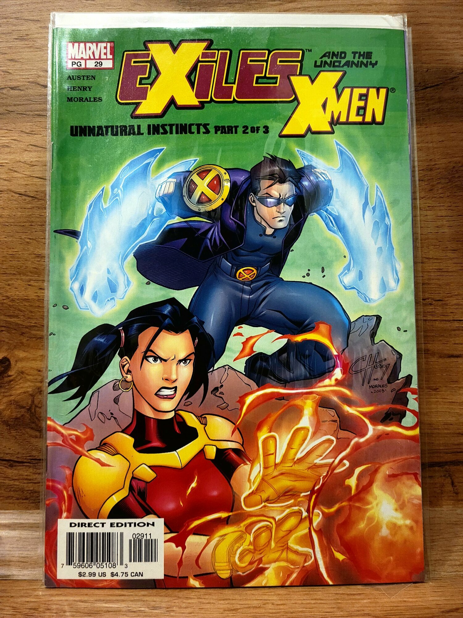 Комикс Exiles X Men #29. Оригинал!