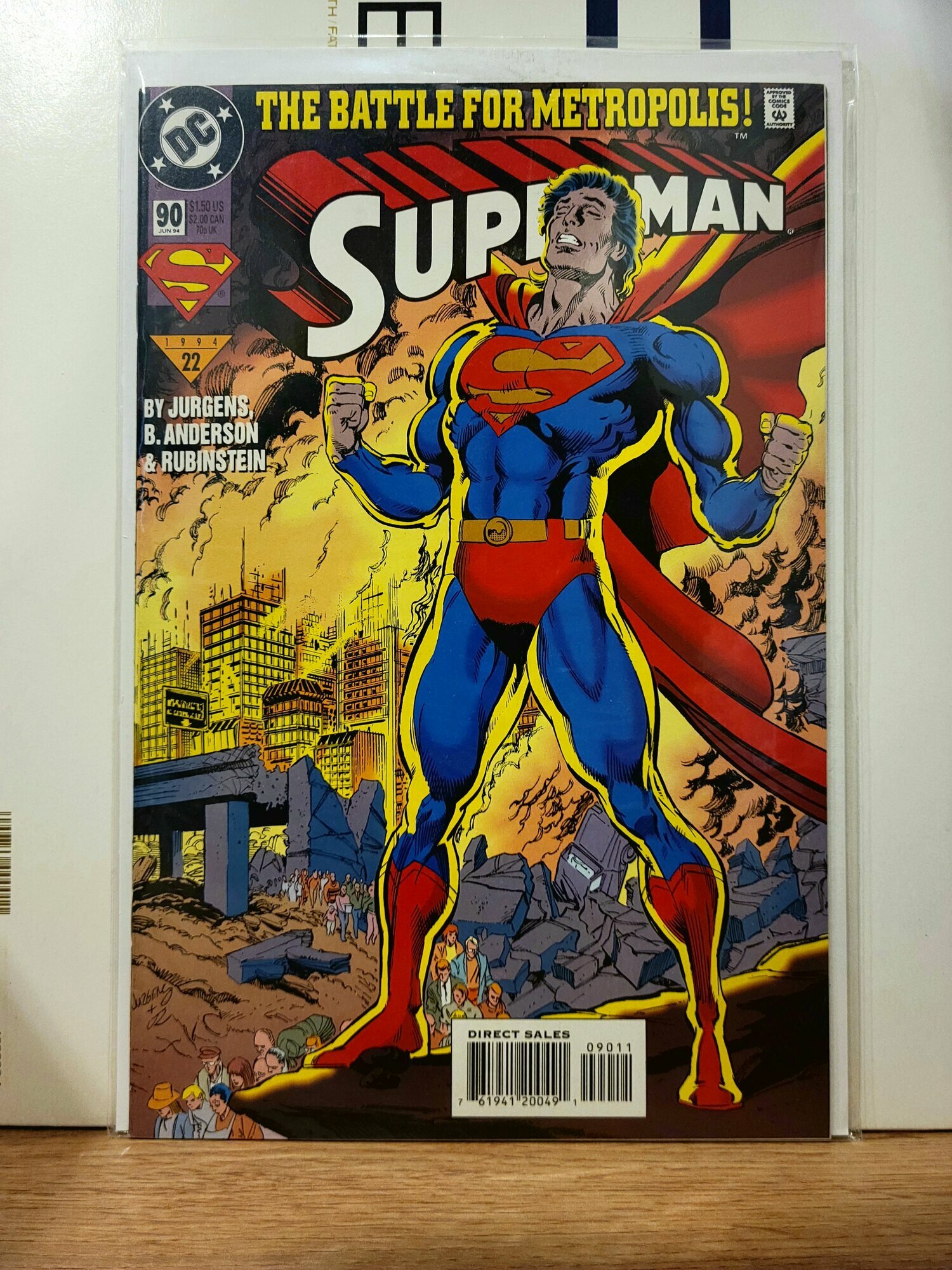 Ретро Комикс Superman #90. 1994 Год. Detective Comics.