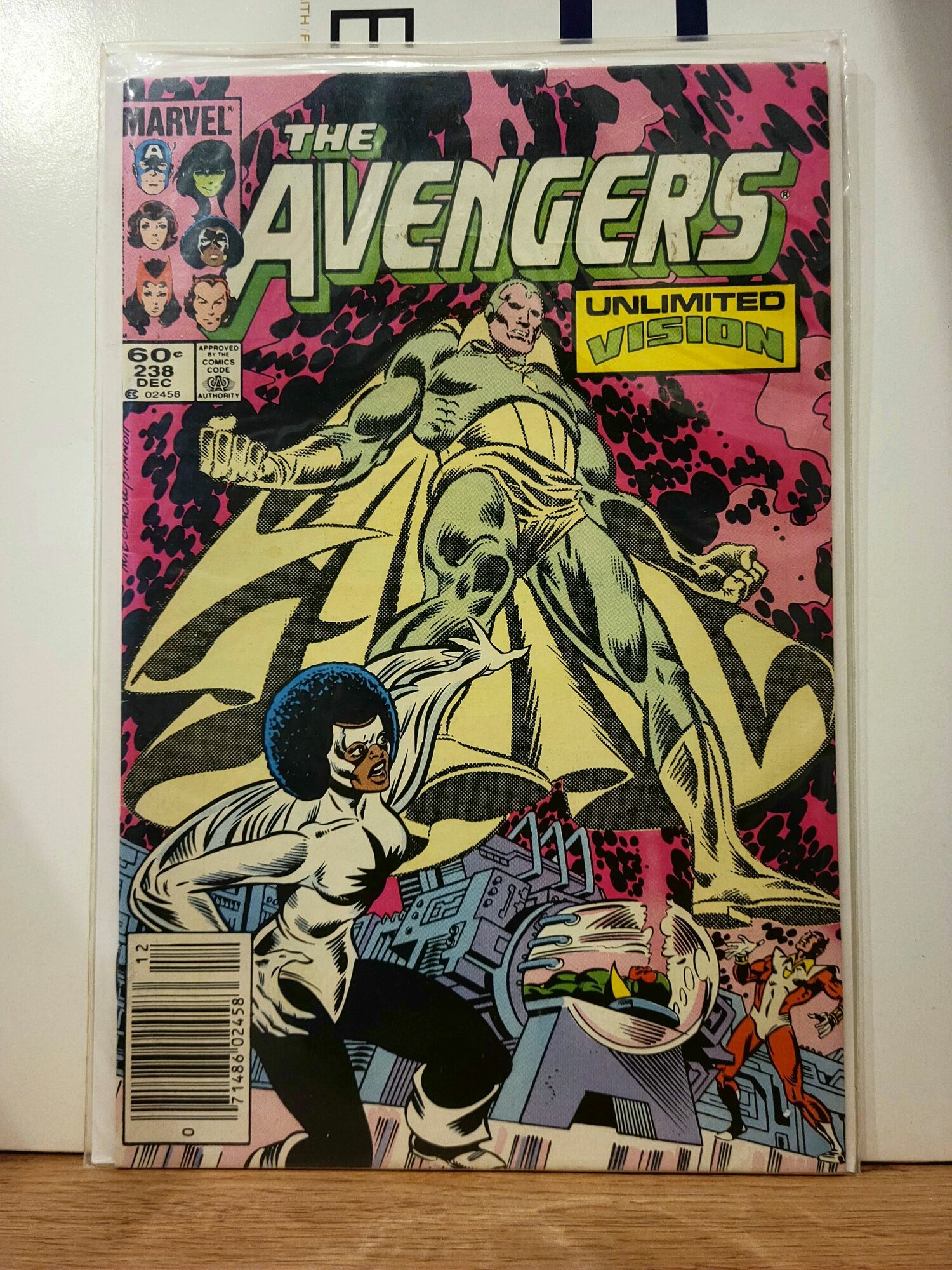 Раритетный Комикс Avengers #238. 1985 Год. Коллекционный выпуск.