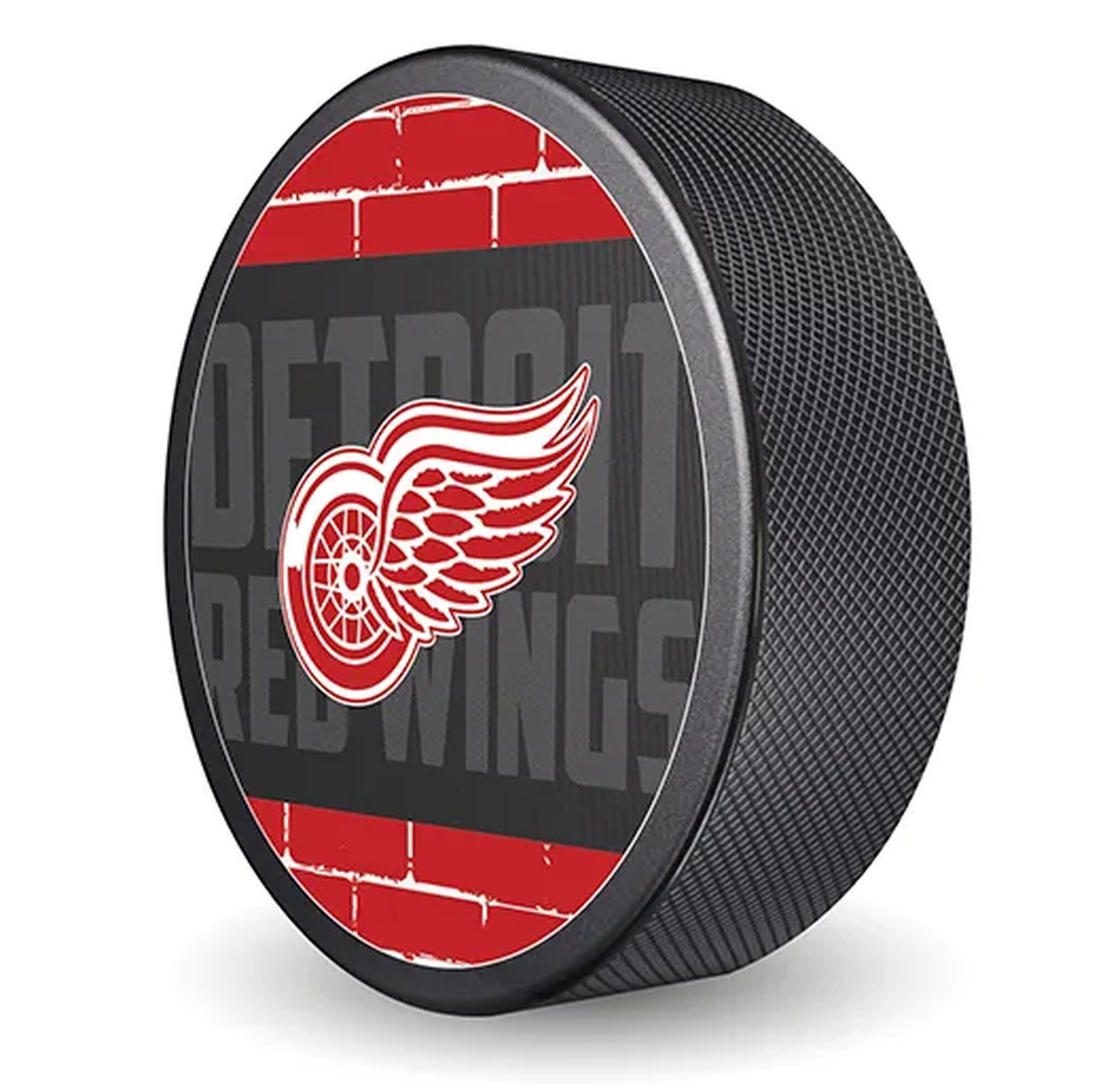 Шайба Rubena NHL 2023 Detroit Red Wings, резина, 76 мм, цвет черный