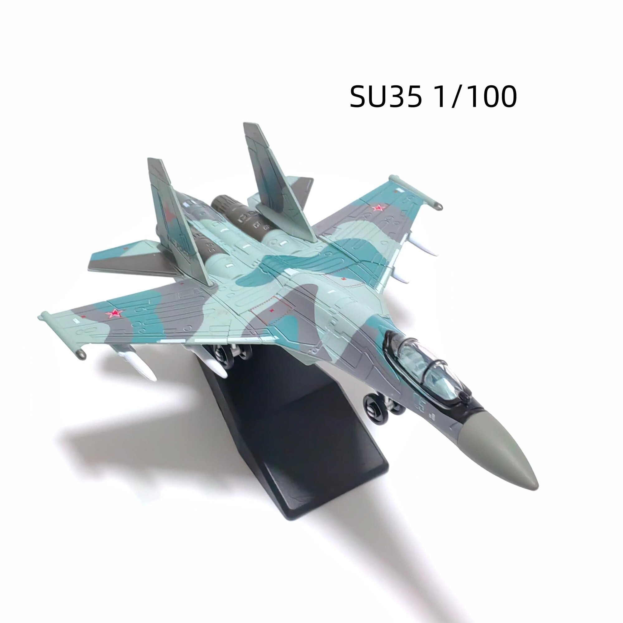 Пластиковая модель самолета Су-57, F-14, Су-25 SU35-1-100-BLUE-PZ