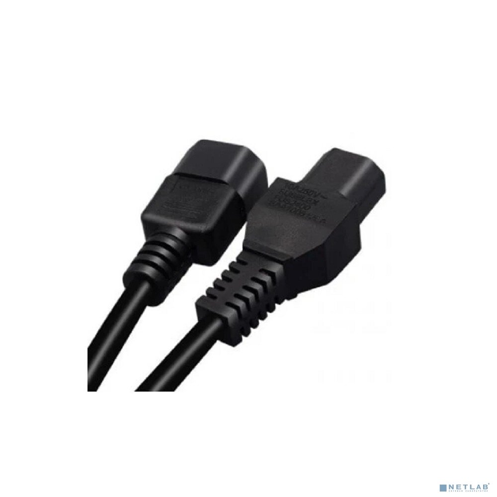 KS-is Кабель питания IEC-C14 - IEC-C15 (KS-857B-2) 2м черный