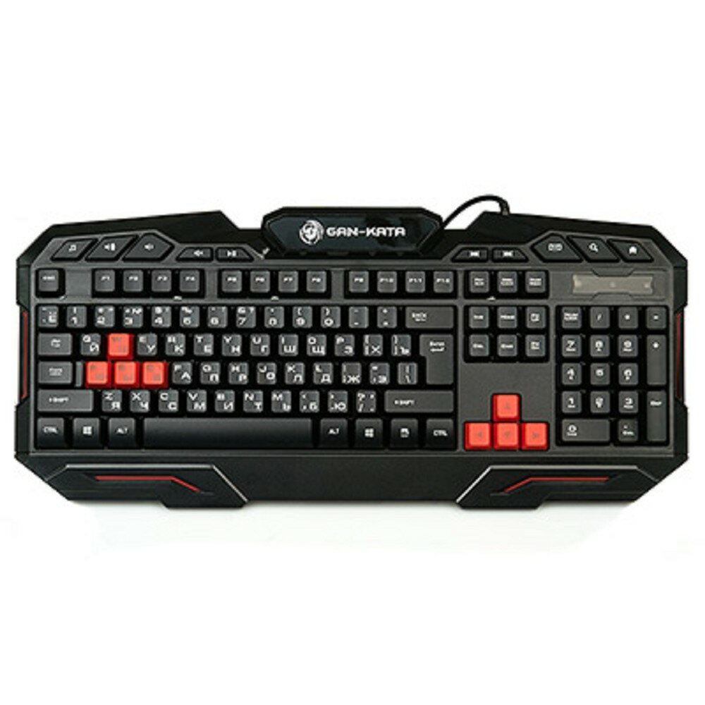 Dialog Клавиатура Gan-Kata Клавиатура игровая KGK-11U Black USB