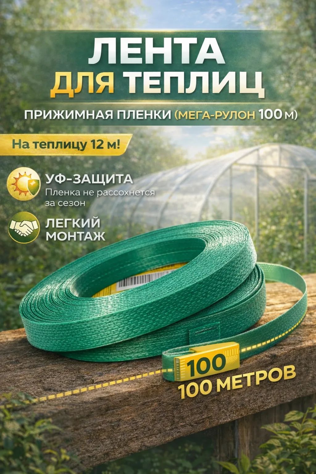 Набор Лента для теплиц Бинко 50 м, 2 шт