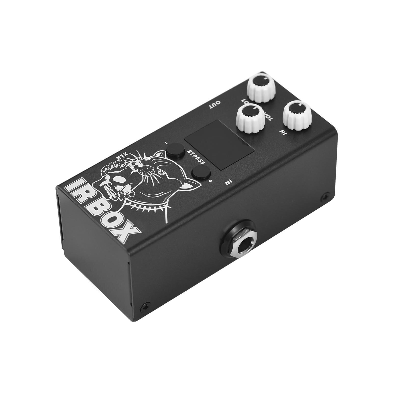 Гитарная педаль эффектов M-VAVE IR Box с кабиной, имитатором динамиков, выходным портом XLR, интерфейсом ввода-вывода постоянного тока 9 В постоянного тока 6,35 мм, электрическим эффектором для басов