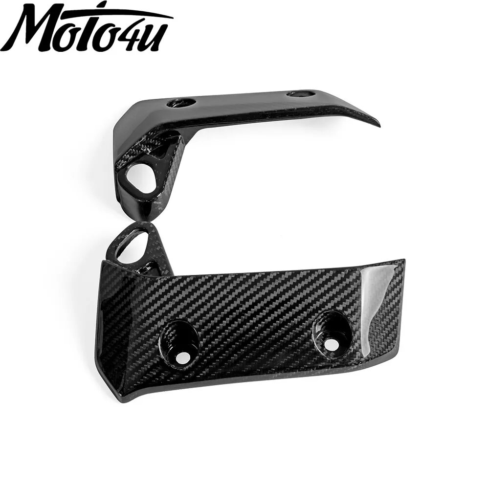 100% углеродное волокно, обтекатели боковой крышки радиатора для YAMAHA MT07 2018 2019 2020