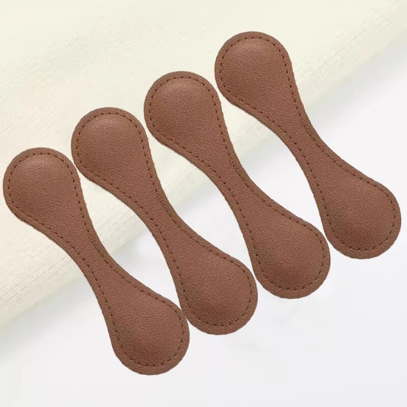 Магнитные фиксаторы для рукавов и брючин, 1 шт, искусственная кожа Brown-4PCS