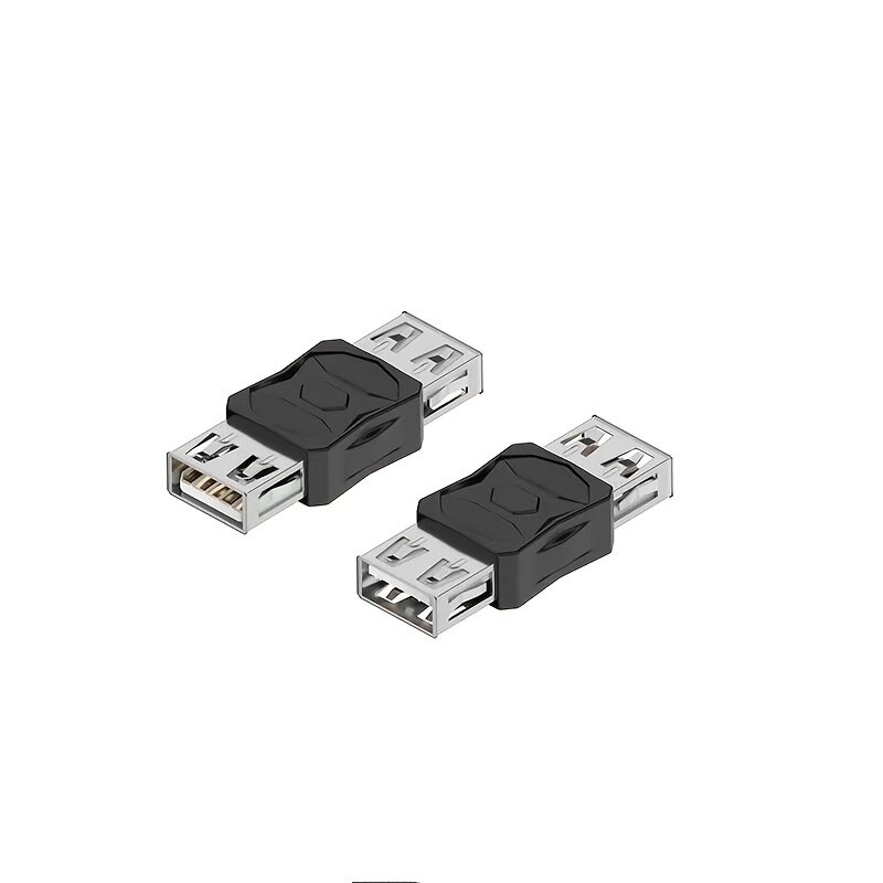 Переходник USB мама-мама для прямого соединения переносных накопителей, 2 шт.