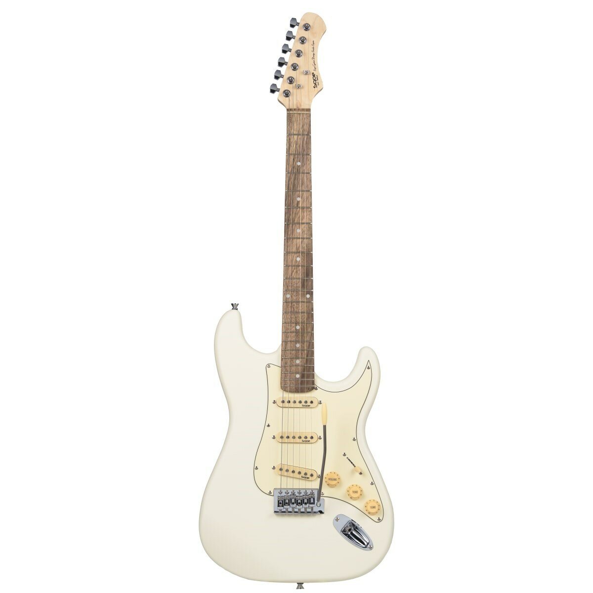 SQOE Sest200 Mwhite(ivory) электрогитара матовая