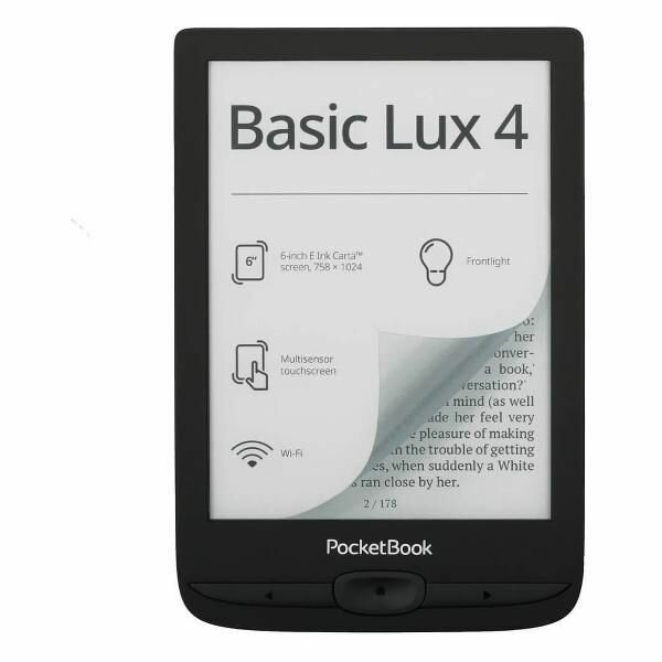 Электронная книга PocketBook 618 Ink Black (PB618-P-WW)