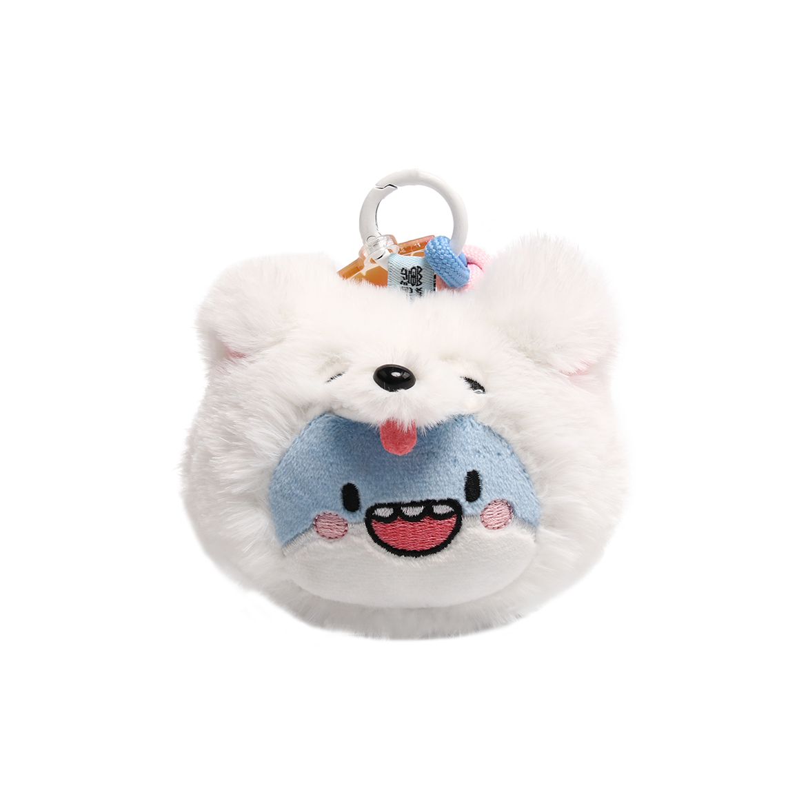Плюшевые брелоки унисекс AIRONGYI Chubby Shark, 8cm Chubby Shark-Shark Yeah Stress Relief Charm