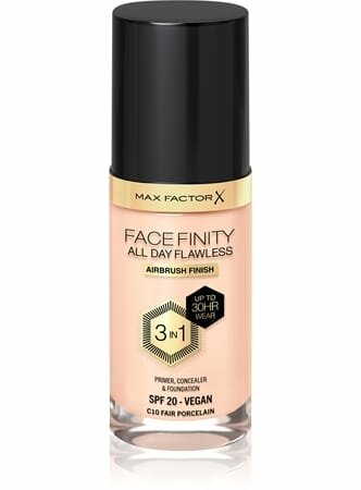 Тональный крем Max Factor Facefinity All Day Flawless, оттенок 10 Fair Porcelain, 30 мл