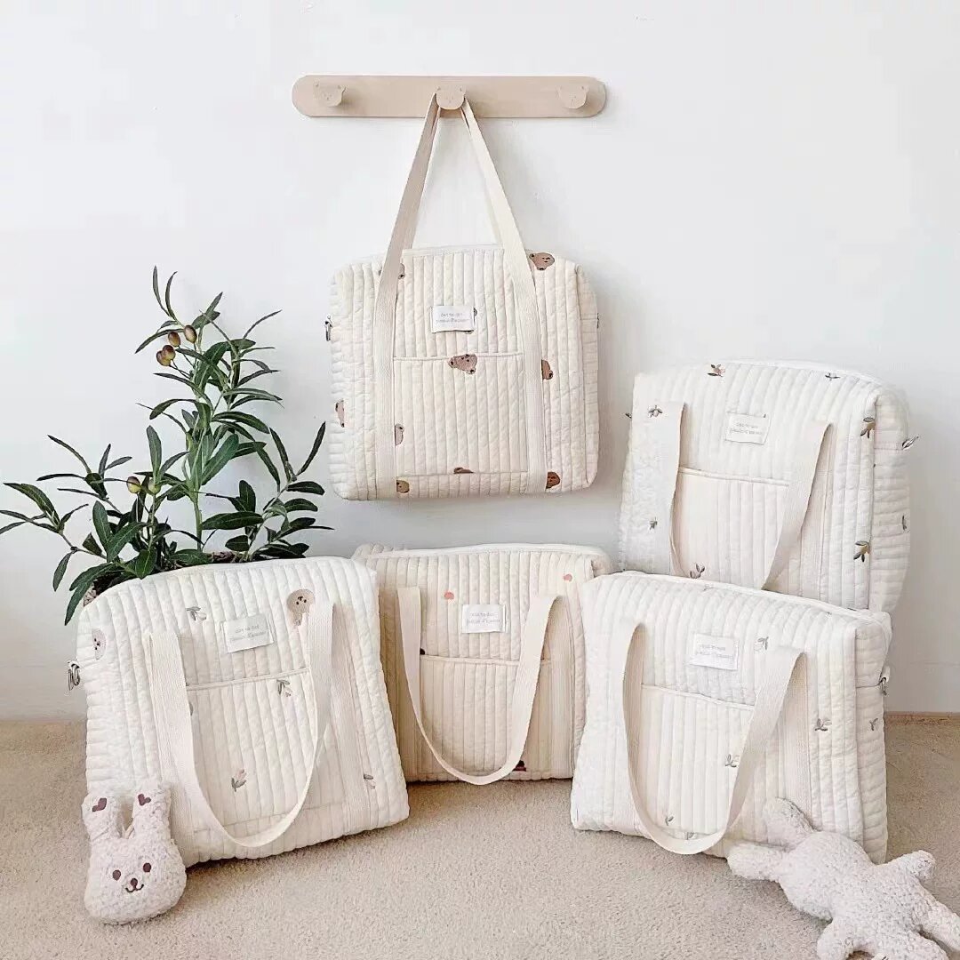 Наружный тележечный мешок с тюльпаном, 32x25x12см, вышитая детская дорожная аксессуар