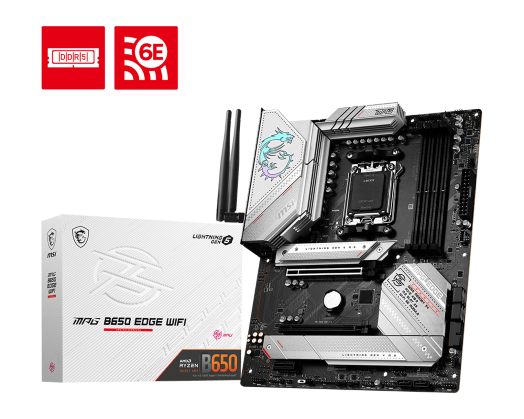 Материнская плата MSI B650 MPG Edge WIFI Socket AM5, оригинал