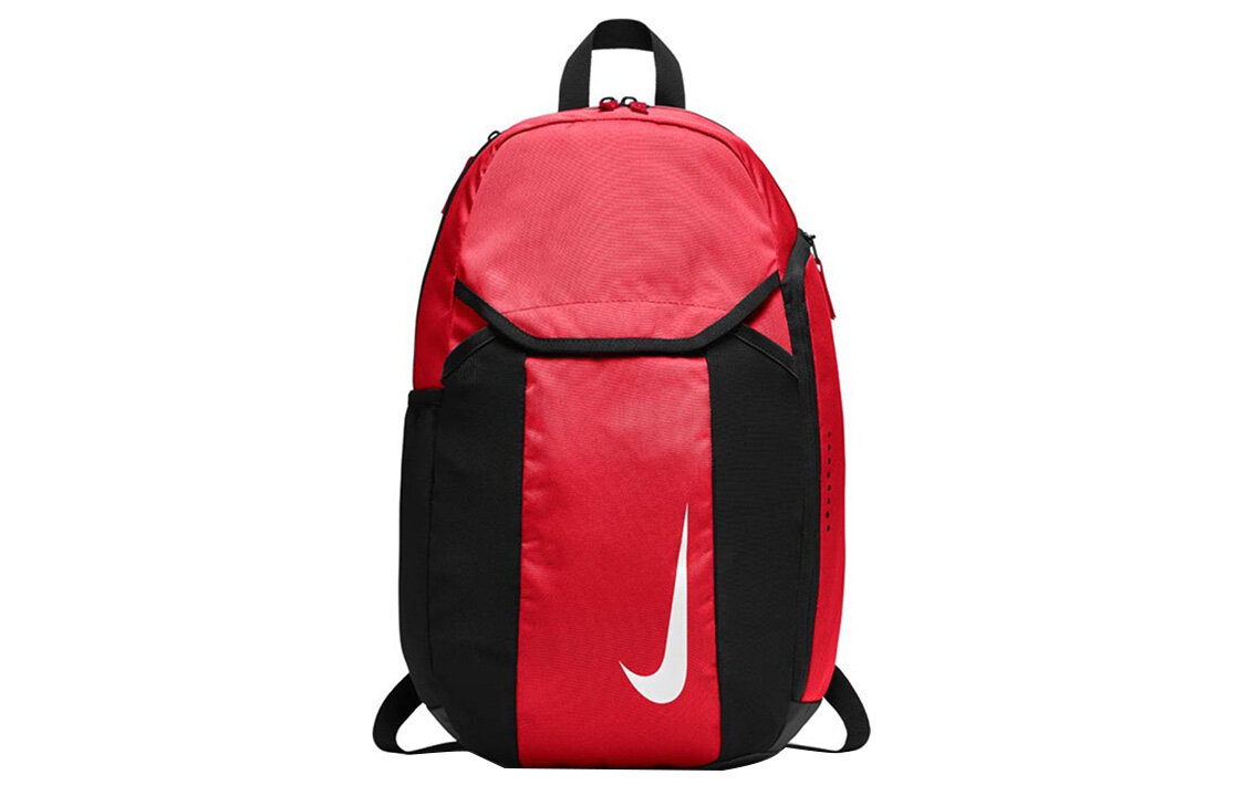 Сумка NIKE, фактура пэчворк, красный