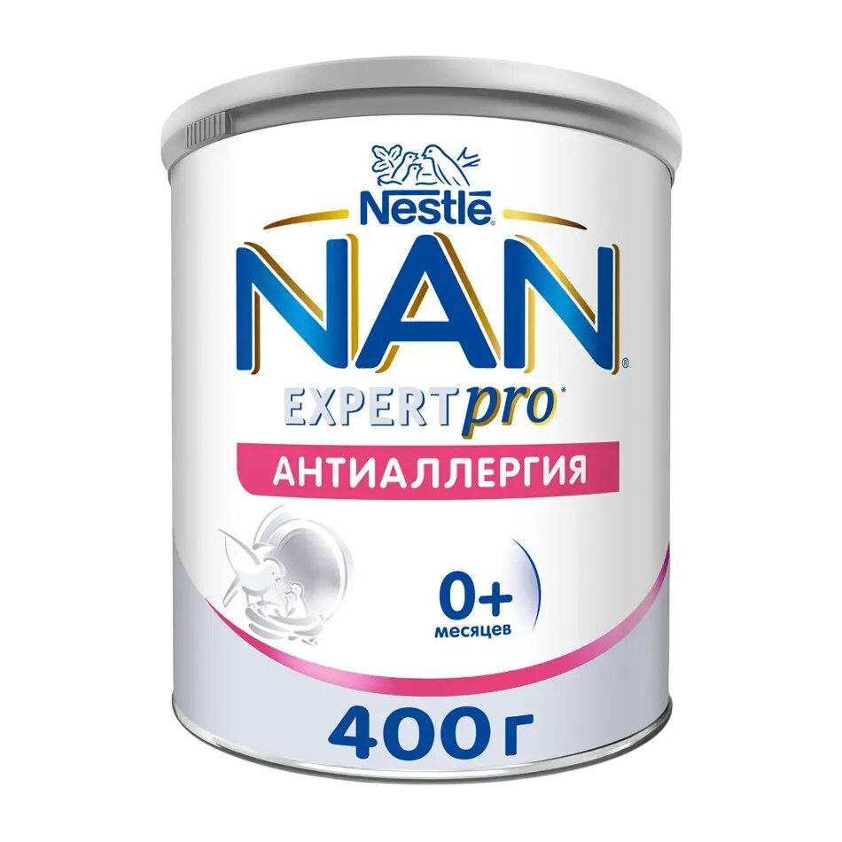 NAN ExpertPro Антиаллергия Сухая cмесь с 0 мес 400 г 1 шт