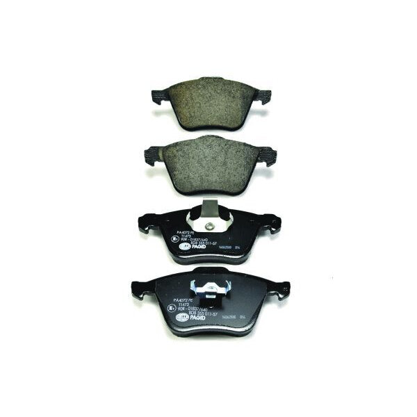 Комплект тормозных колодок, дисковый тормоз, HELLA 8DB 355 011-571 (1 шт.)