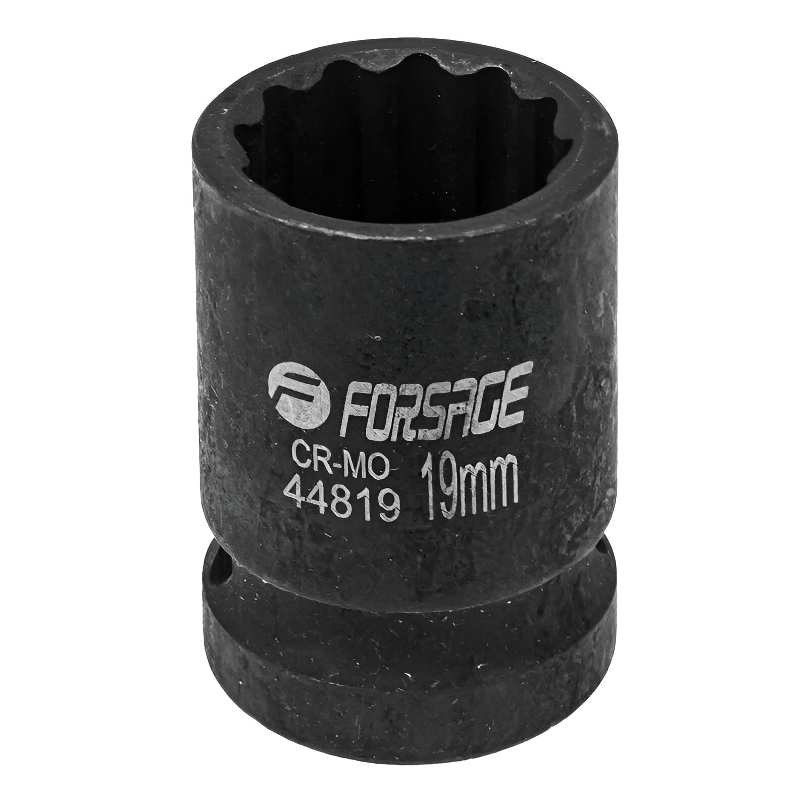 Головка ударная Forsage F-44819, 19 мм, 12 - гранная, 1/2", 1 шт.