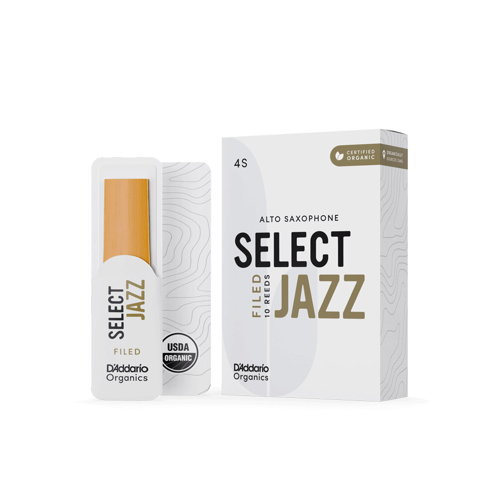 Трости для саксофона альт 4S (10 шт) D'Addario ORSF10ASX4S Organic Select Jazz Filed