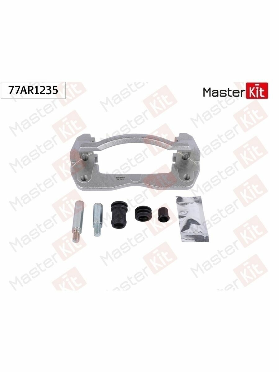 Скоба тормозного суппорта передняя левая MasterKit 77AR1235 для MAZDA 626, 323 / Мазда