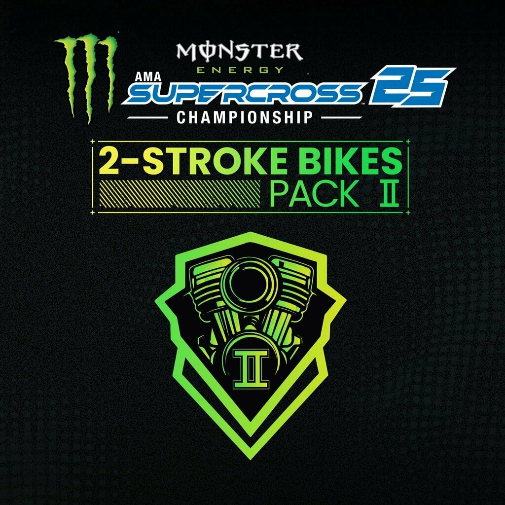 Дополнение Monster Energy Supercross 25 - 2-Stroke Bikes Pack II, цифровое издание PlayStation 5, регион Индия / код пополнения баланса