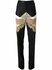 Брюки GIVENCHY Lace panel trouser, размер 38, черный