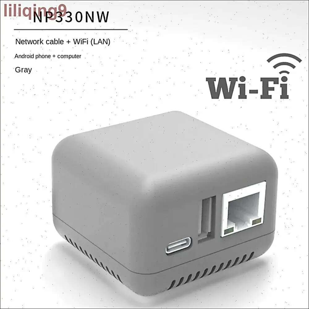 Сетевой WiFi-сервер печати BT 4.0 Сетевой USB-порт 2.0, вилка США