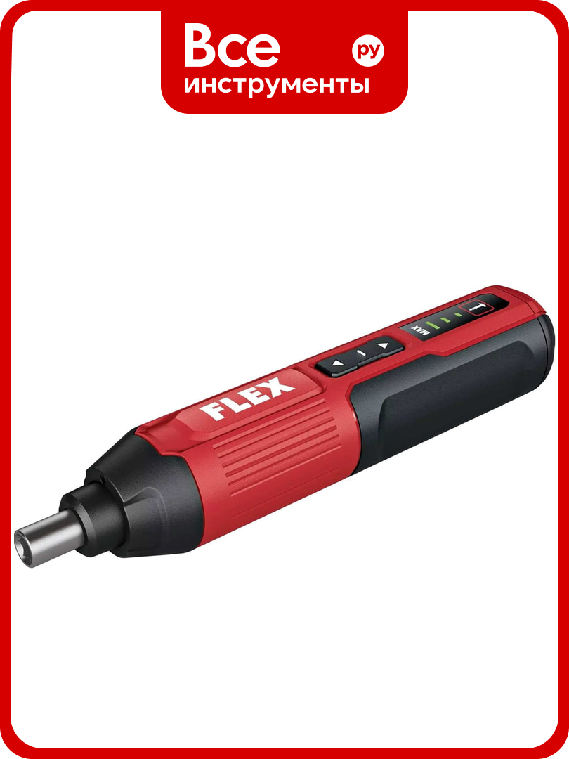 Аккумуляторная отвертка FLEX sd 5-300 4.0 c 530728, резиновый, выполнения различных работ