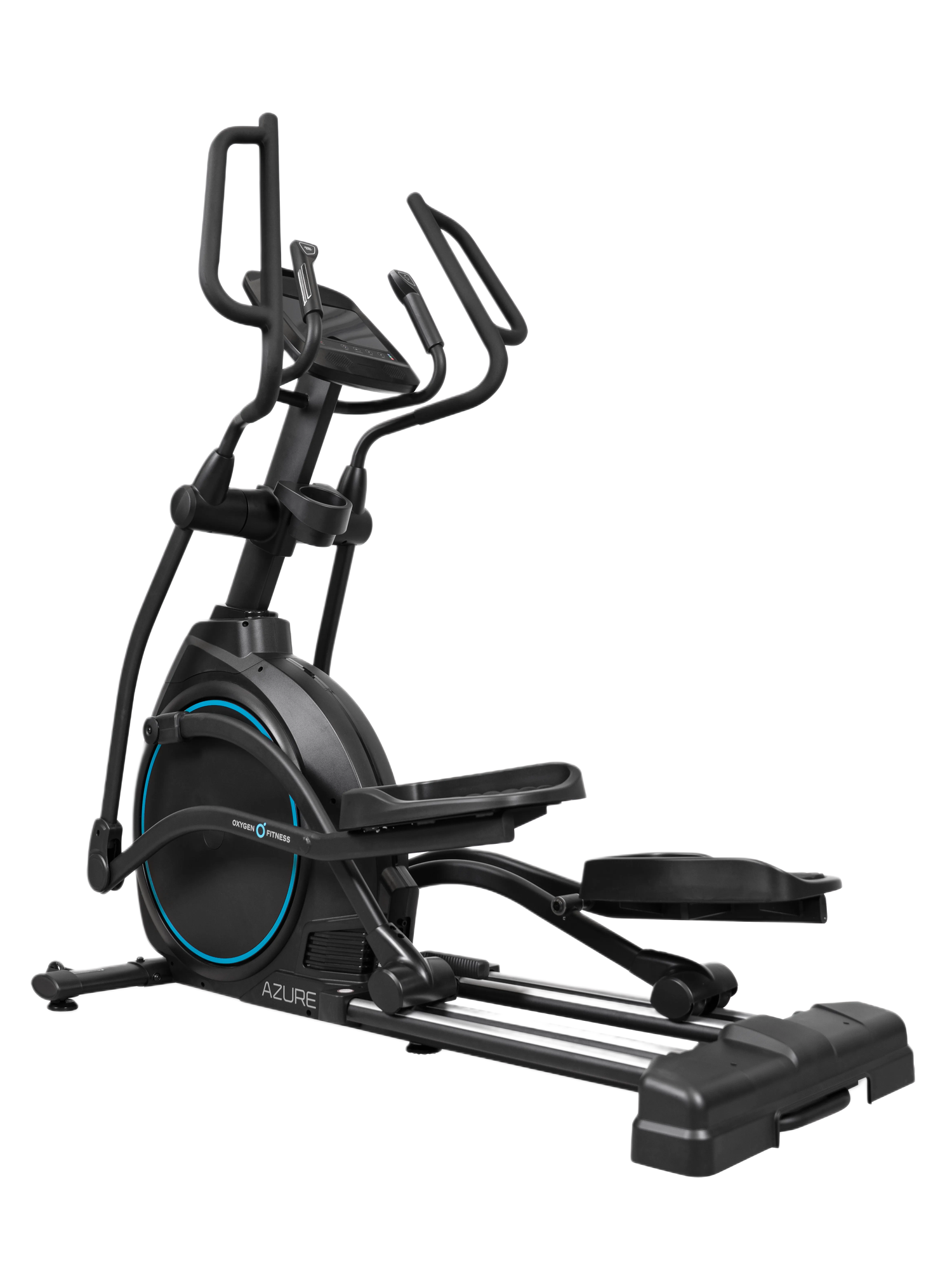 Эллиптический тренажер Oxygen Fitness AZURE, 21 программа, черный