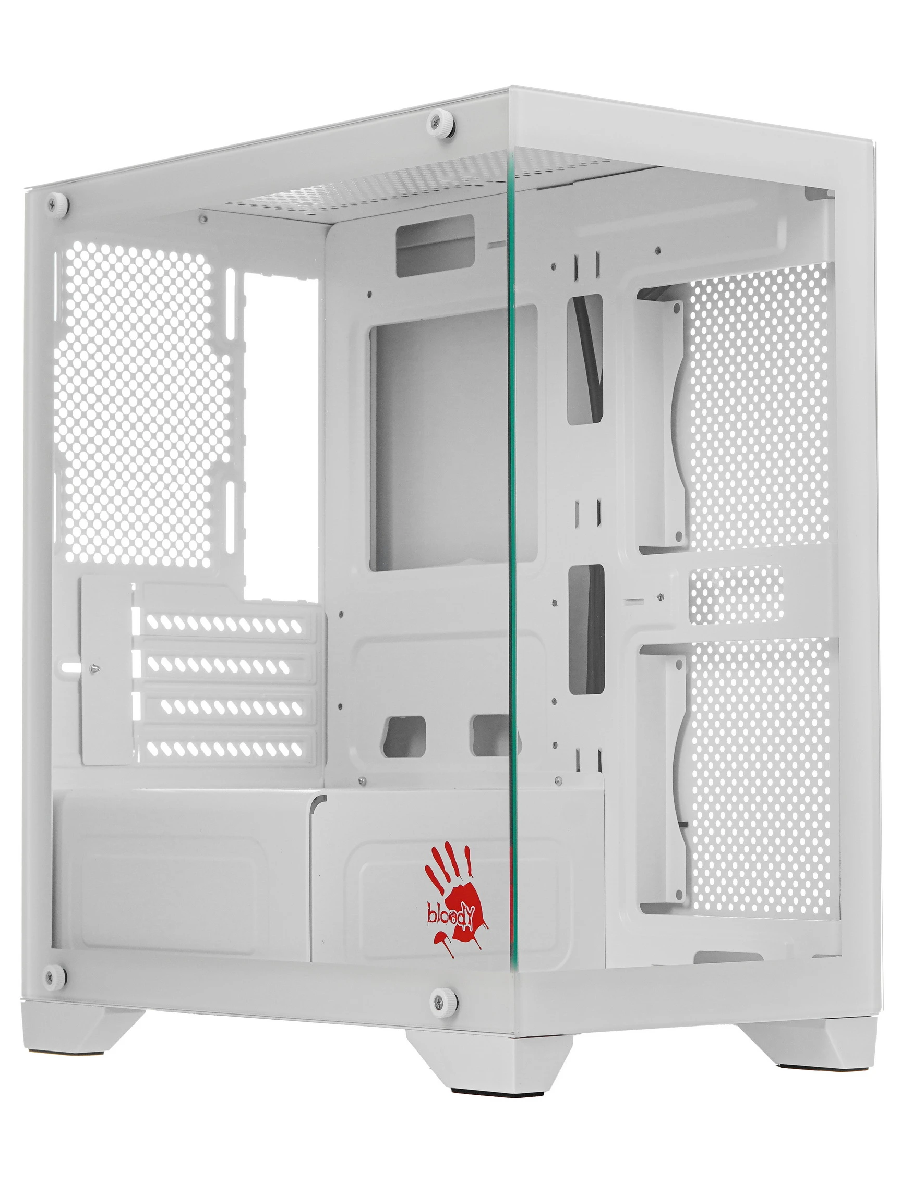 Корпус для ПК Bloody BD-CC103 белый, Mini Tower без блока питания